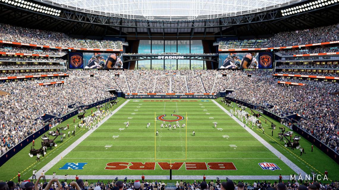 Chicago Bears unveil renderings for Arlington Park Stadium | Urbanize Chicago